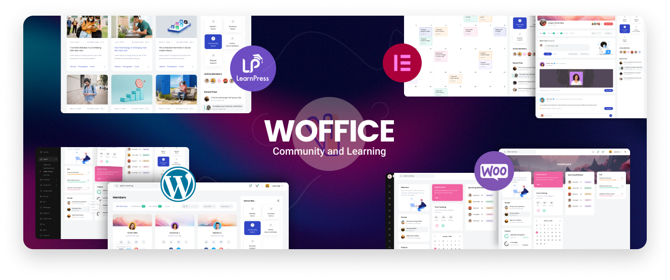 Woffice Built-in Demos - Intranet Community Theme