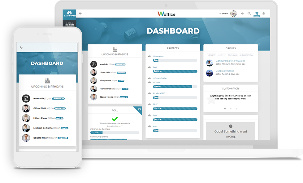 Woffice - Complete Intranet / Extranet Wordpress Theme - Woffice