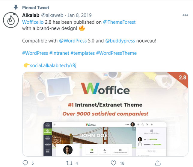Woffice - Complete Intranet / Extranet Wordpress Theme - Woffice