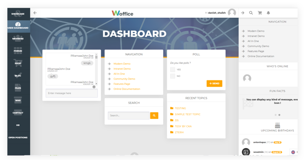 Woffice - Complete Intranet / Extranet Wordpress Theme - Woffice